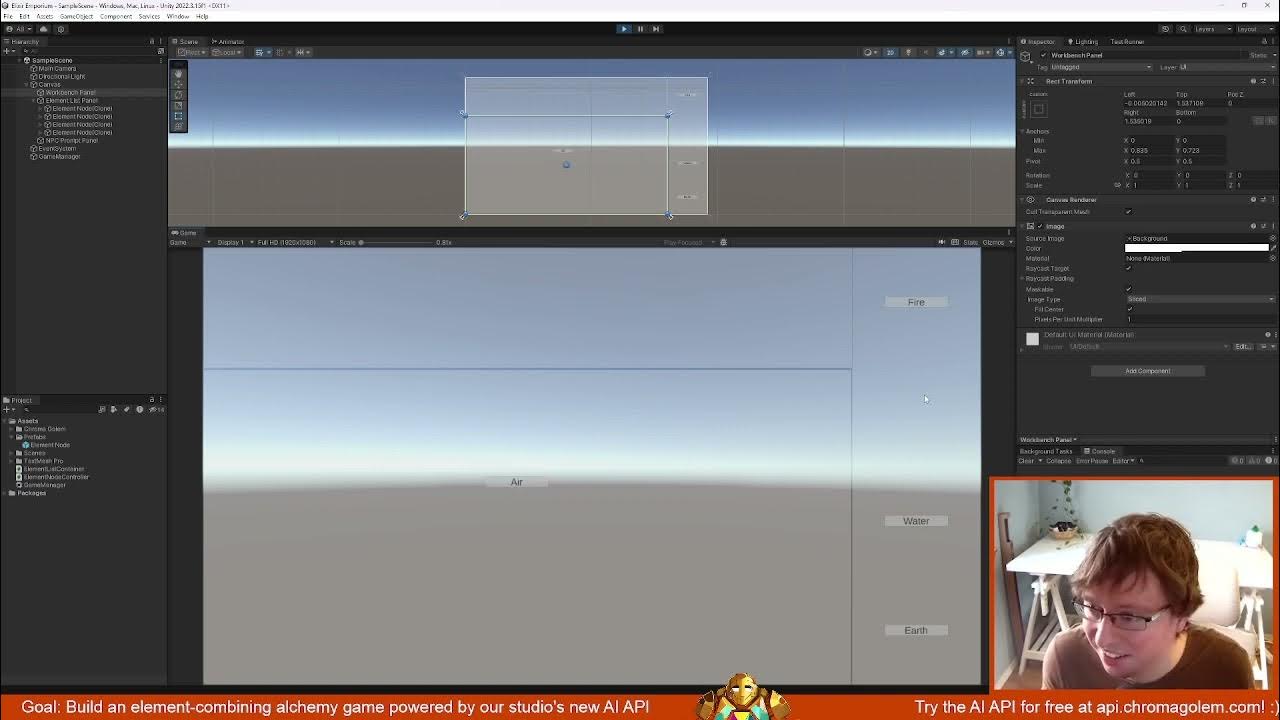Building a little alchemy game powered by our new Chroma Golem AI - YouTube