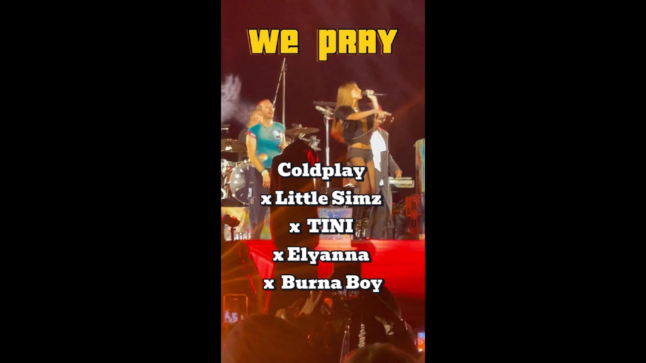 COLDPLAY - WE PRAY | Croke Park Stadium (29 August 2024) - YouTube