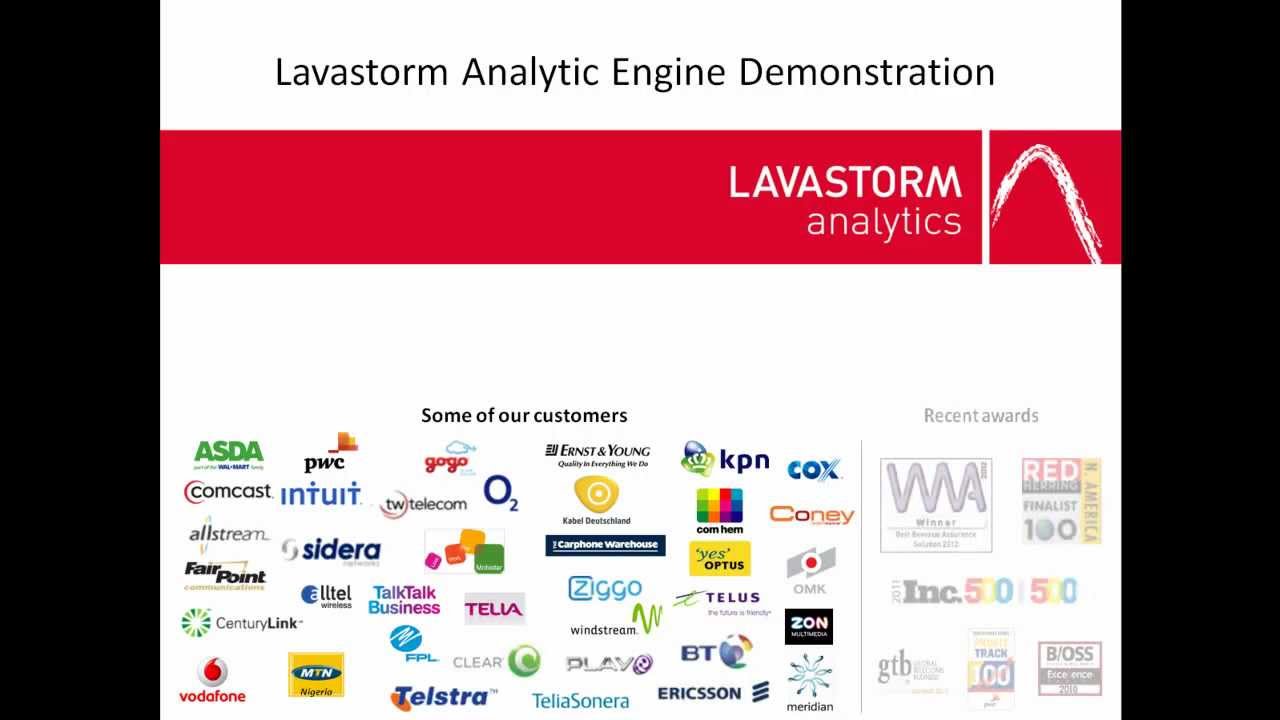 Lavastorm Desktop Demo - YouTube