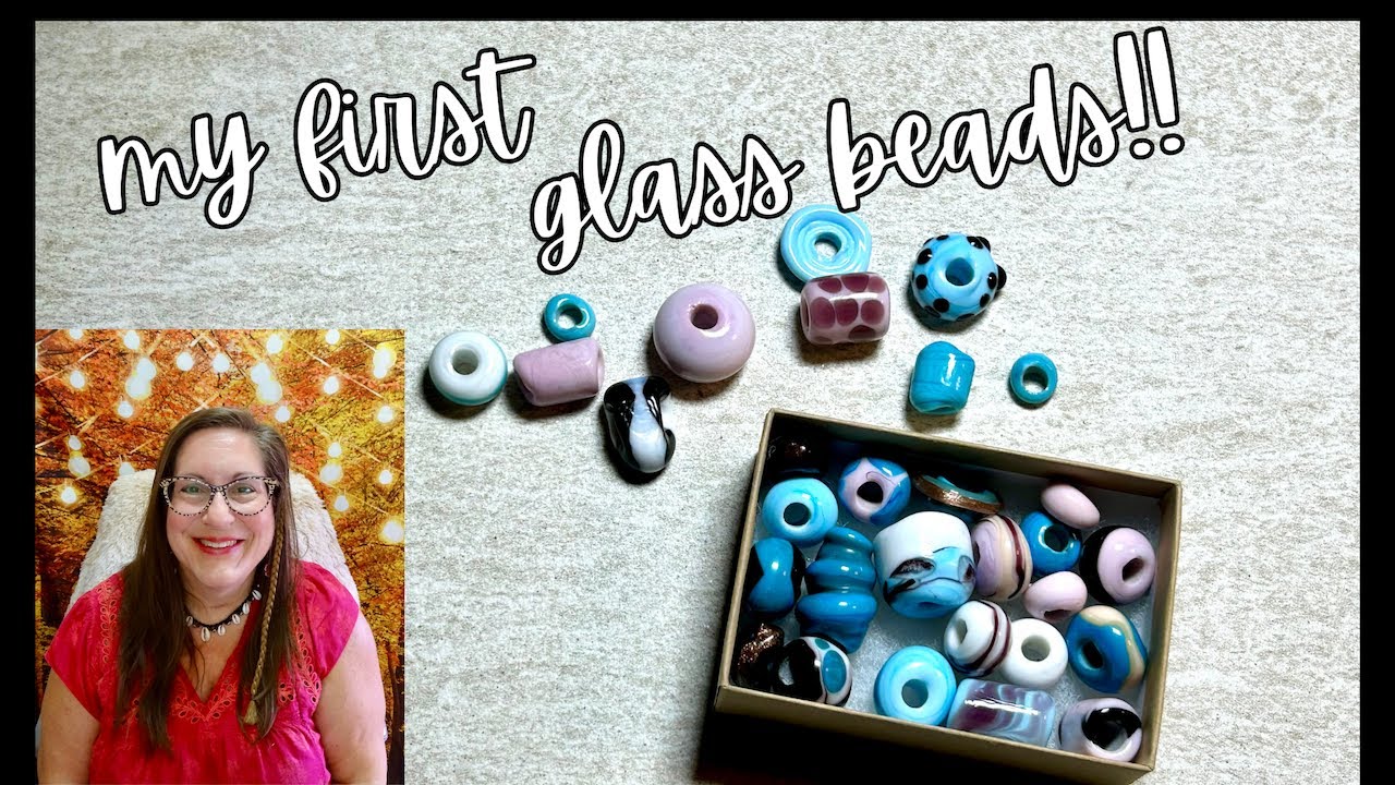 ⭐️How to Make Glass Beads⭐️studio vlog⭐️lampworking beads⭐️ - YouTube