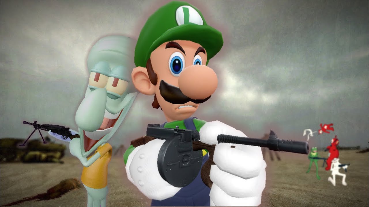 LUIGI SE UNE AL EJÉRCITO - Garry's Mod (Loquendo) - YouTube
