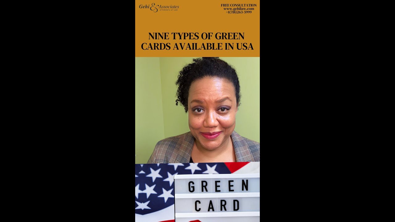 Nine green card types available in the USA - New York Immigration ...