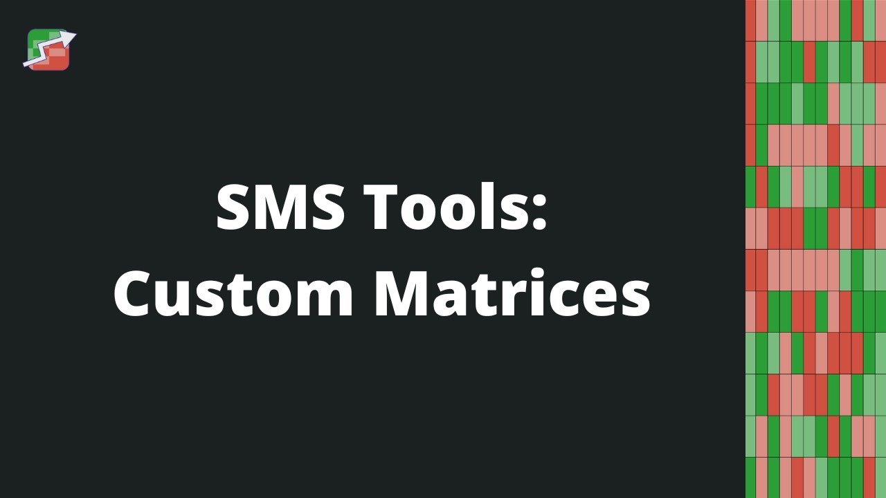 SMS Tools: Custom Matrices - YouTube