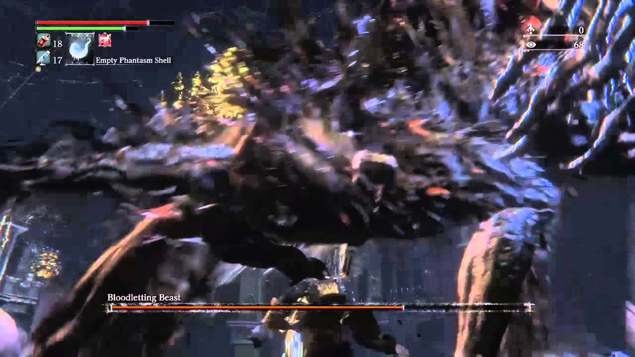 Bloodborne Gameplay PS4 Bloodletting Beast - YouTube