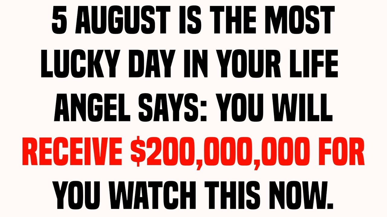 God Says, you will receive $200,000,000 for you watch this now | god ...