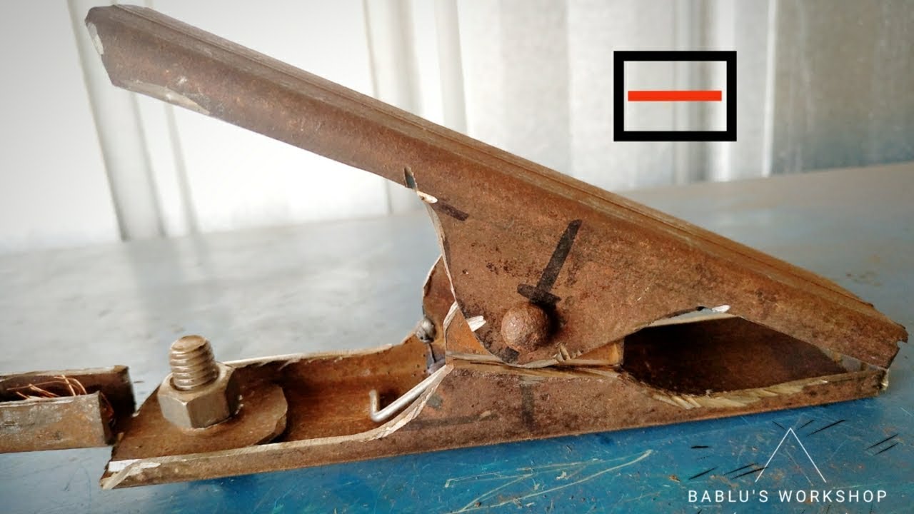 HOW TO MAKE WELDING EARTHING CLAMP / HEAVY DUTY CLAM / BEST IDEAS FOR ...