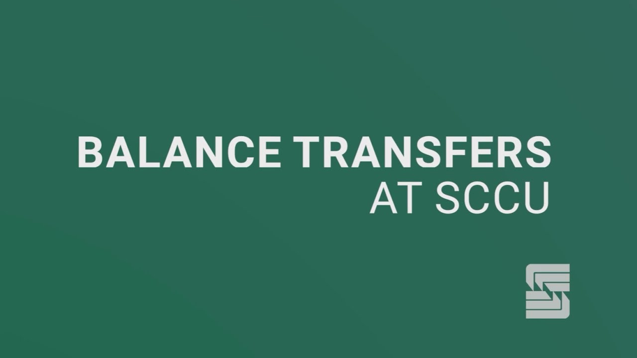 SCCU FAQ: Balance Transfer - YouTube
