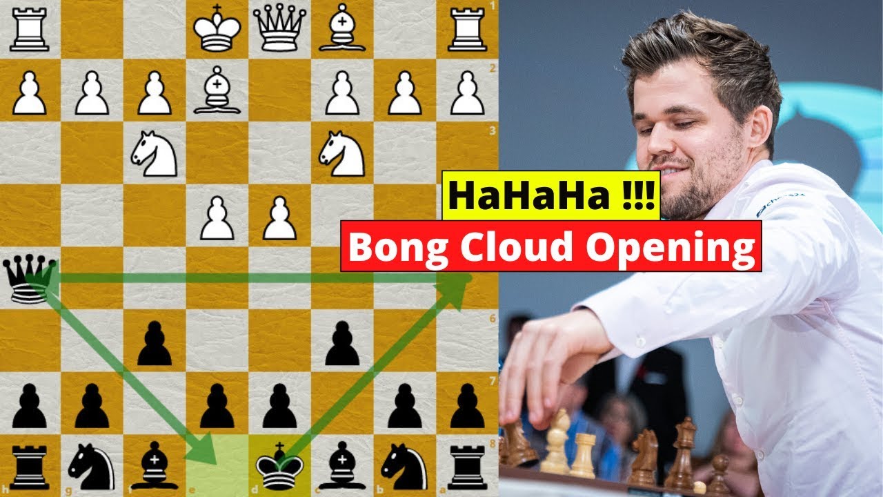 HaHaHa ! Magnus Carlsen New Bong Cloud Opening ! Lichess Titled Arena 9 ...
