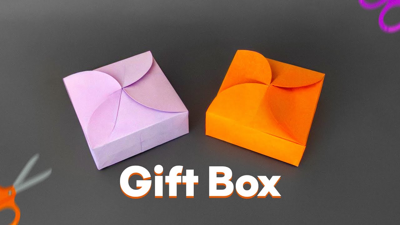 DIY Gift Box / How to make Gift Box? Easy Paper Crafts Idea / DIY gift ...