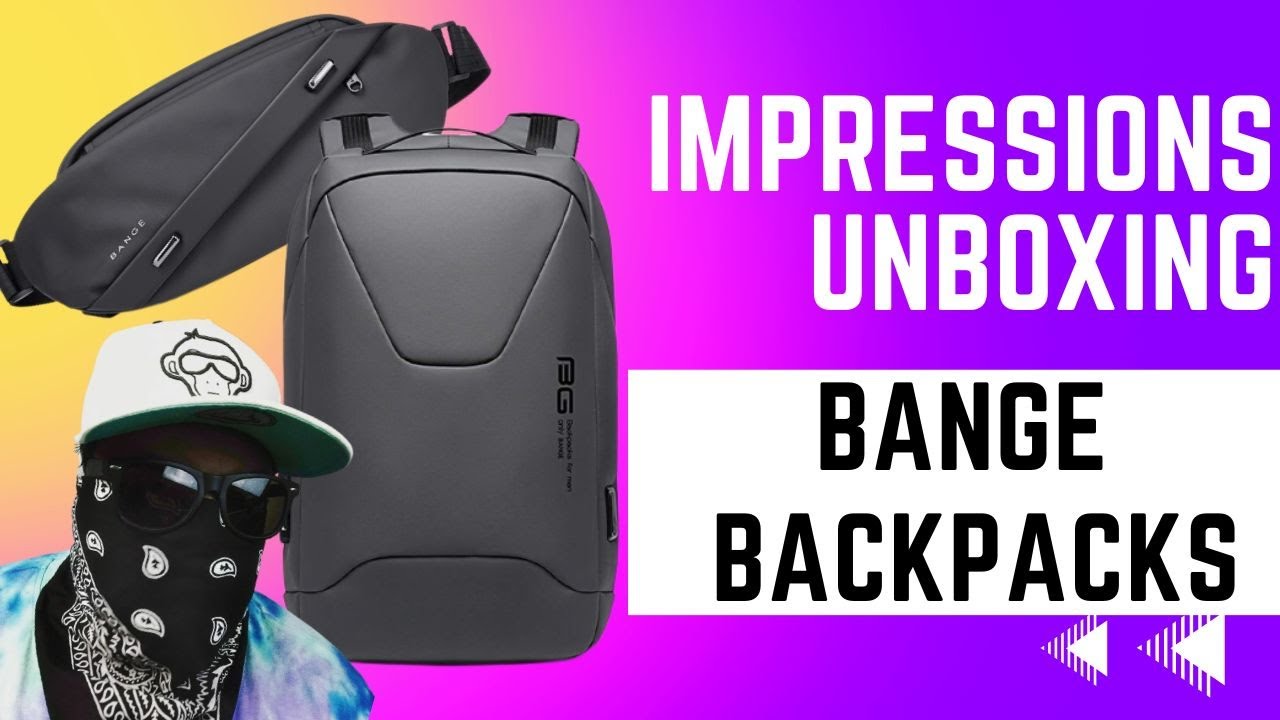 BANGE Laptop backpack | Shoulder Bag unboxing and Impressions - YouTube