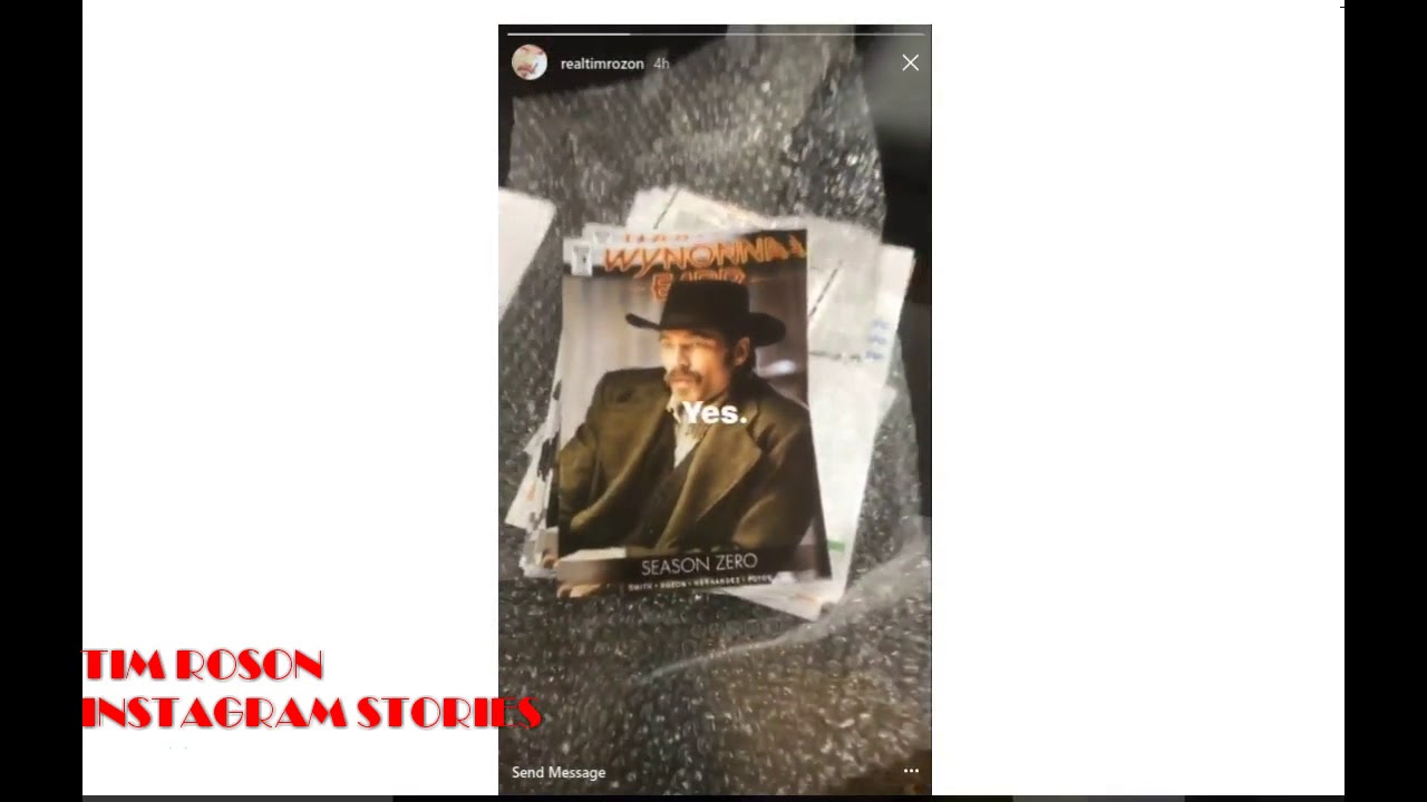 TIM ROZON INSTAGRAM STORIES / WYNONNA EARP - YouTube
