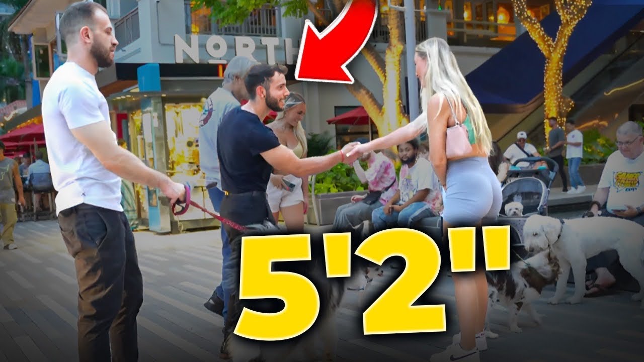 Ultra Short Guy Picking Up Hot Miami Girls - YouTube