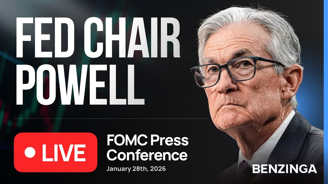 Jerome Powell FOMC Press Conference LIVE | Fed Rate Decision (Jan 28 ...