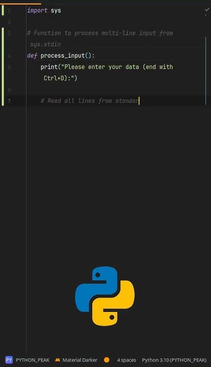 Whats the hack with sys.stdin for input handling? Unlock Custom Input Handling with sys.stdin in ...