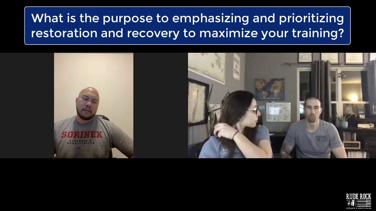 Emphasizing and Prioritizing Restoration and Recovery to Maximize Your ...