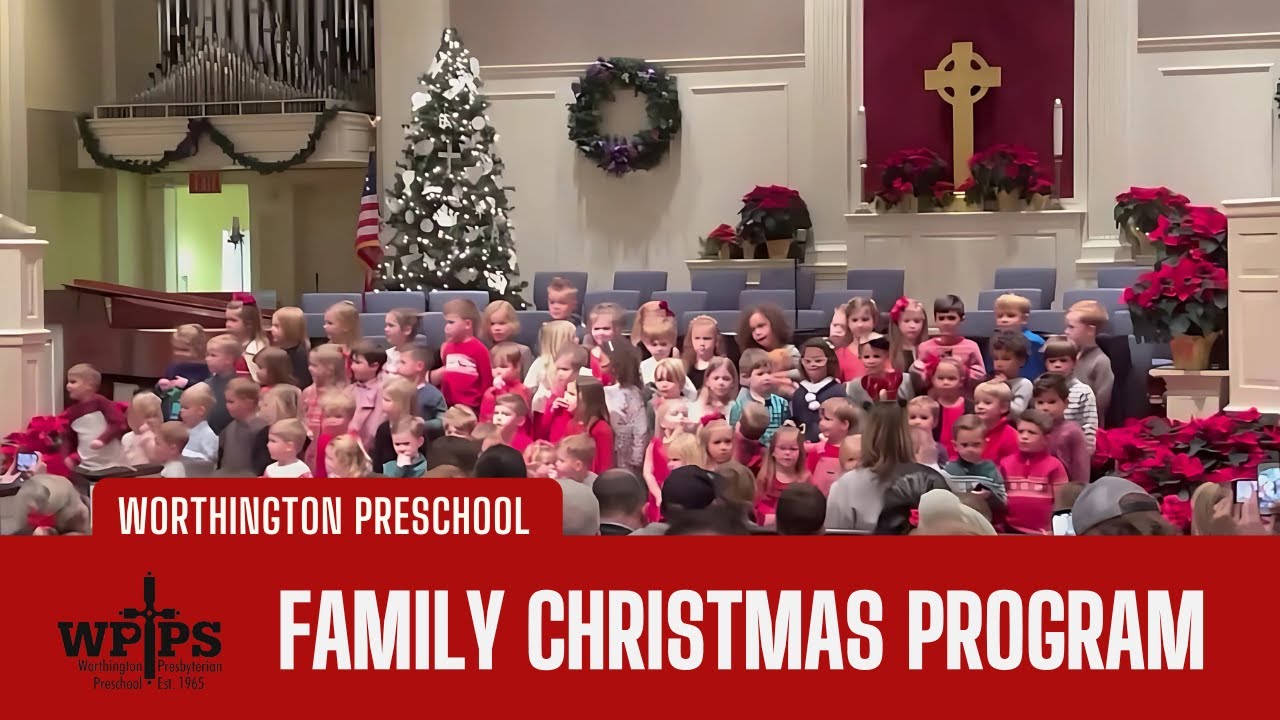 Worthington Presbyterian Preschool Christmas Program - YouTube