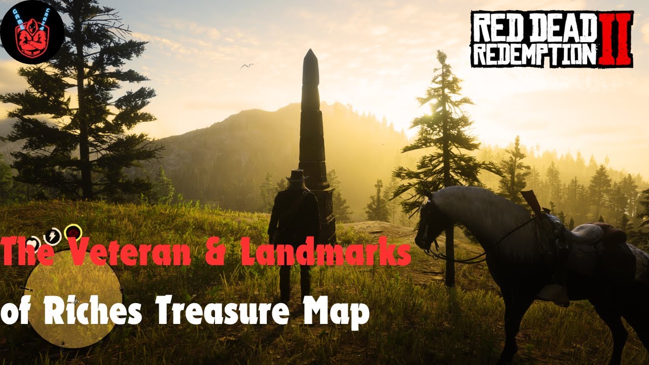 Red Dead Redemption 2: The Veteran & Landmarks of Riches Map Guide ...