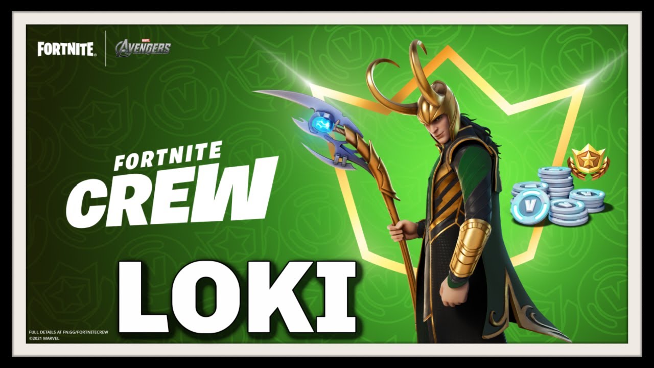 Fortnite *NEW* Crew Loki Skin! - Giveaway! - YouTube