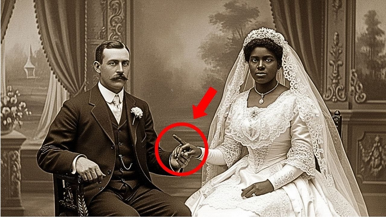 It was just a wedding photo — until you zoomed in on the bride's hand ...