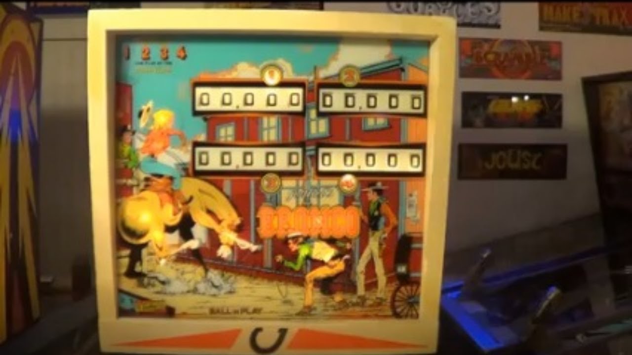 BRONCO PINBALL MACHINE - BY GOTTLIEB 1977 - YouTube