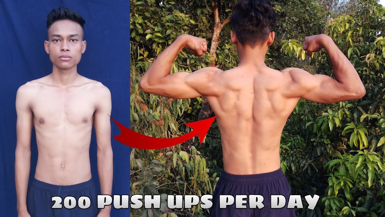 200 PUSH UPS A DAY FOR 30 DAYS CHALLENGE - Epic Body Transformation ...