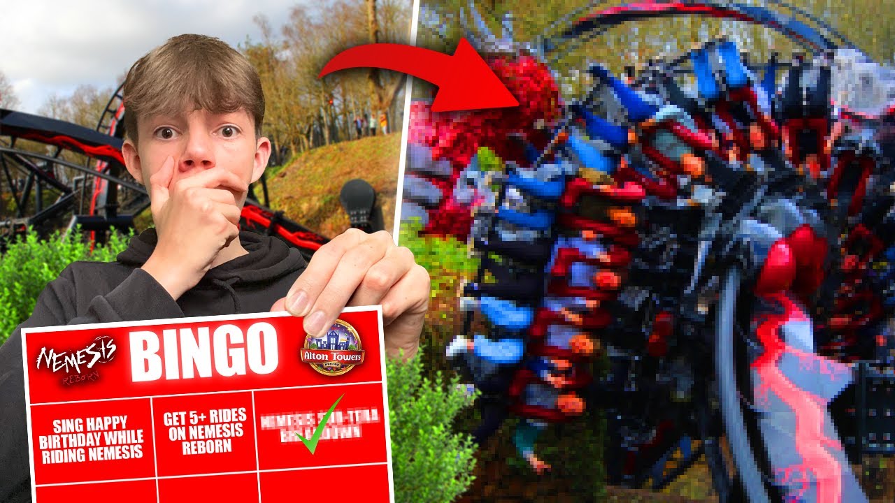 BINGO IN REAL LIFE AT A THEME PARK! - YouTube