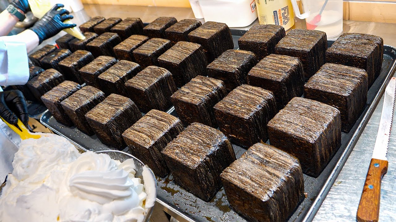하루 200개 완판?! 새벽 6시부터 만드는 겉바속촉 끝판왕 108겹 티슈 식빵 Unique 108-Layered Pastry ...