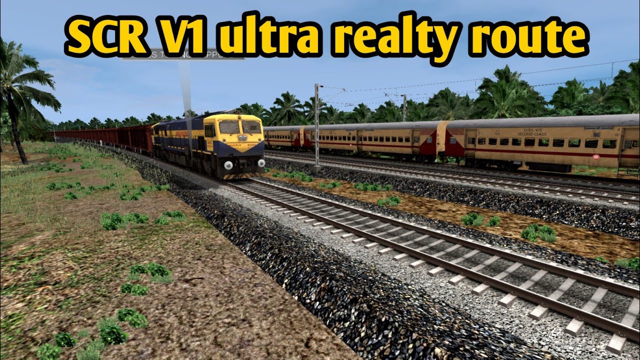 train simulator classic /SCR V1 route night train journey - YouTube
