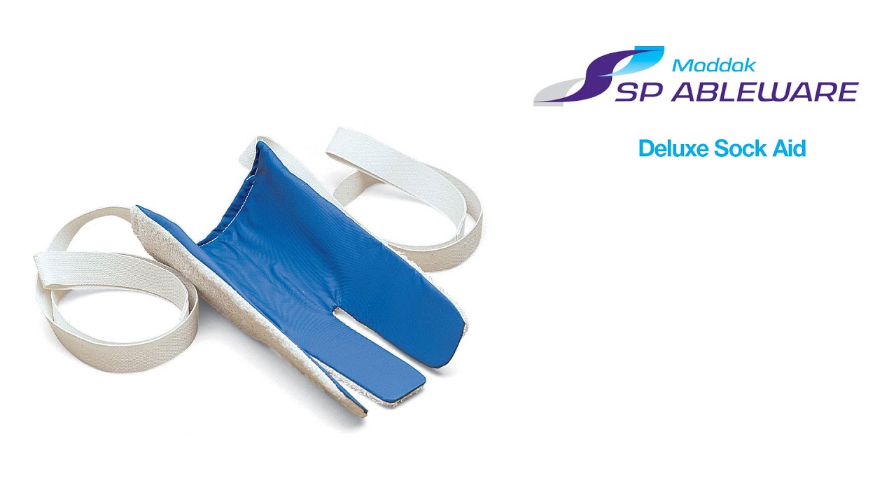 Deluxe Flexible Sock Aid - It's flexible, even if you're not! - YouTube