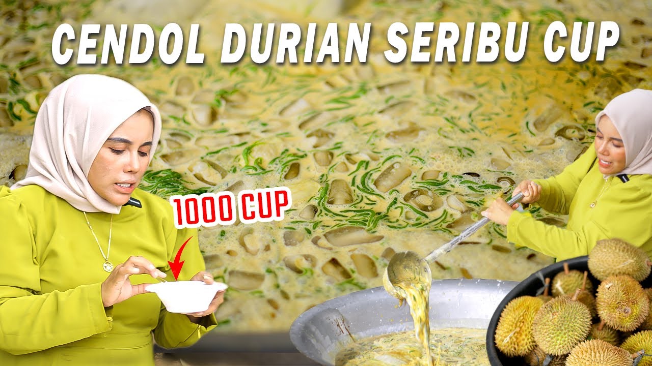 MASAK CENDOL DURIAN DI LAPANGAN BLANG PADANG ACEH - YouTube