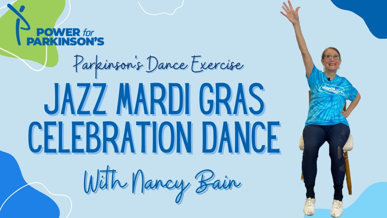 Parkinson's Dance Exercise: Jazz Mardi Gras Celebration Dance with ...