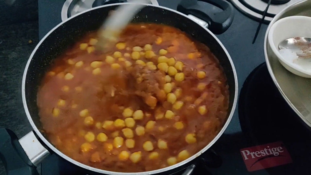 Home made Chole cooking Recipe - YouTube