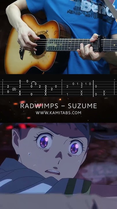 RADWIMPS – Suzume すずめ Guitar Tabs - YouTube