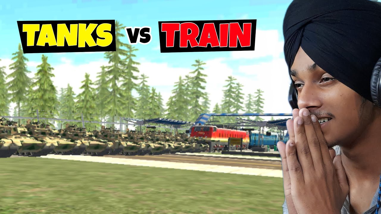 TANKS VS TRAIN IN INDIAN BIKE DRIVING 3D - YouTube