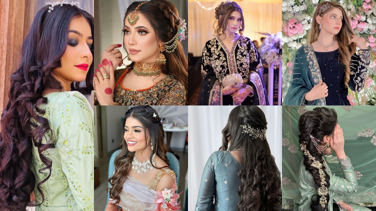 Barat day hairstyles for girls | beautiful and easy wedding look ...