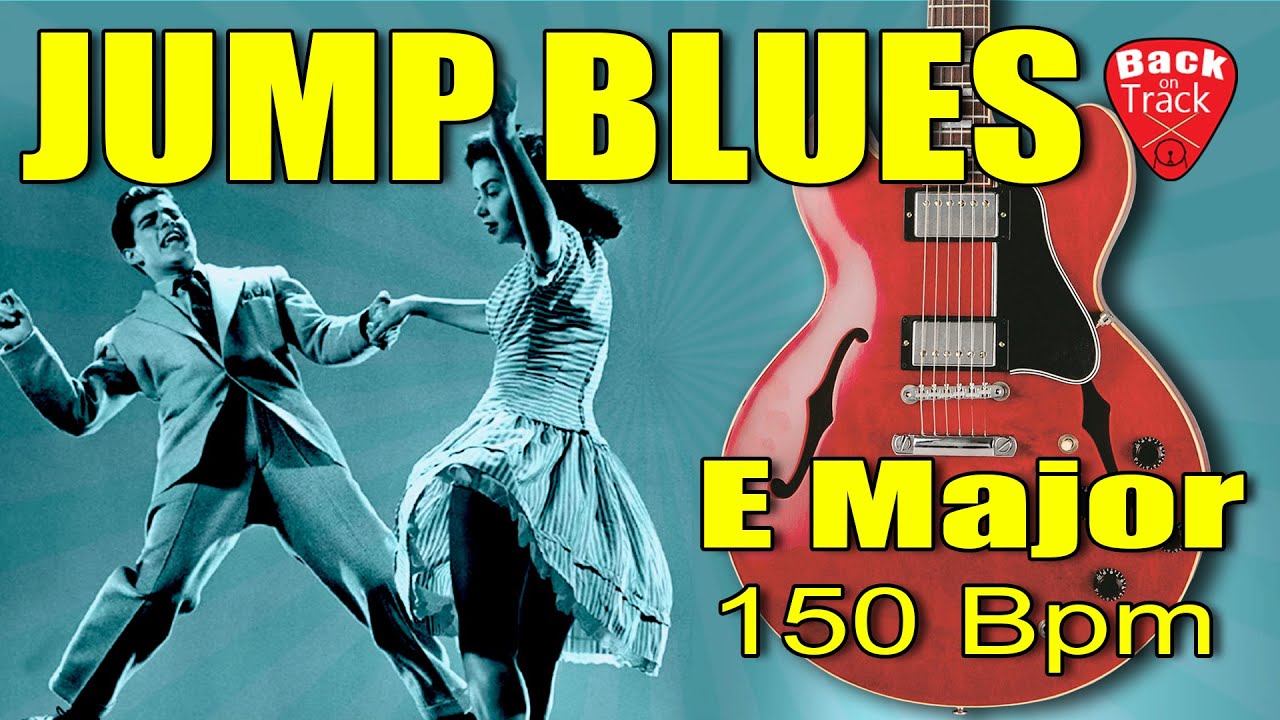 Boogie Guitar backing track - Jump blues Key E Major 150 Bpm - YouTube