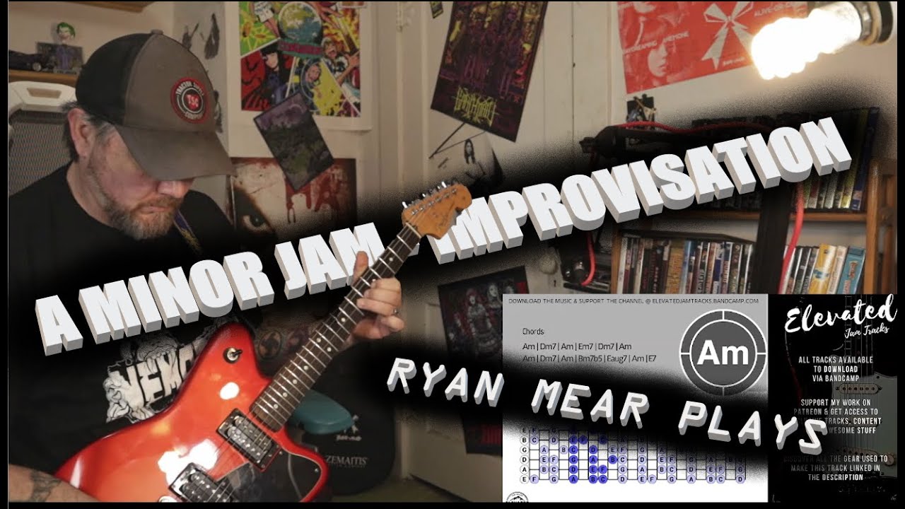 A MINOR BLUES - IMPROVISATION - Ryan Mear Plays - YouTube