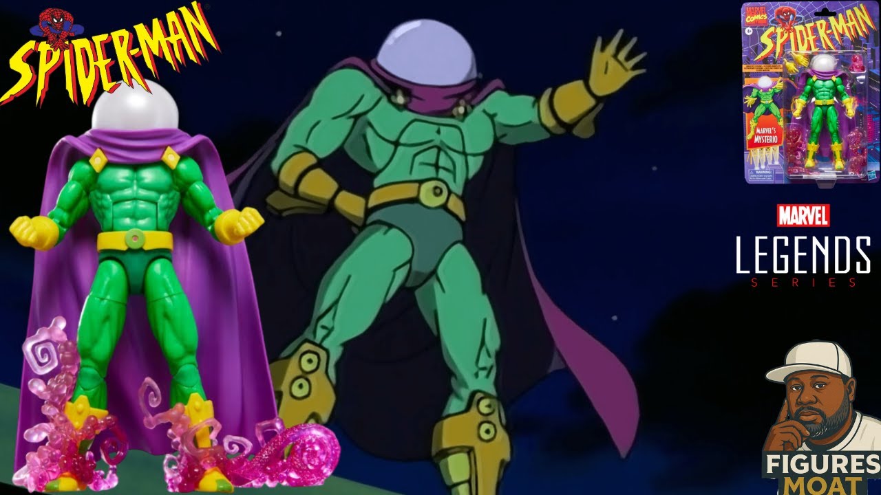 From The Small Screen To The RetroCard: Mysterio Shows His Face! - YouTube