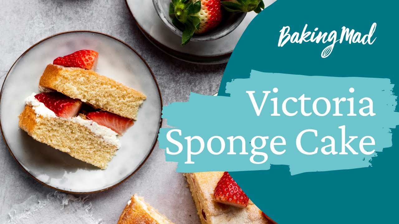 How to Make a Victoria Sponge Cake | Baking Mad - YouTube