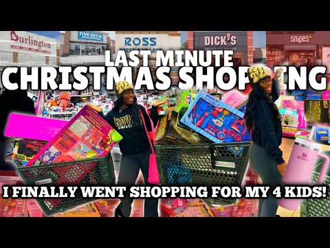 Vlogmas Day 20: Last-Minute Christmas Shopping! | Mom of 4 | Burlington ...