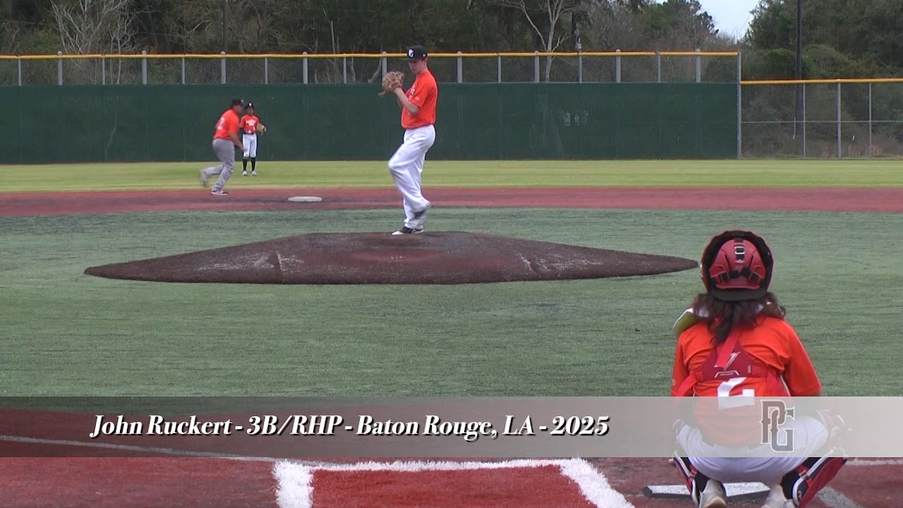 John Ruckert - 3B/RHP - Baton Rouge, LA - 2025 - YouTube