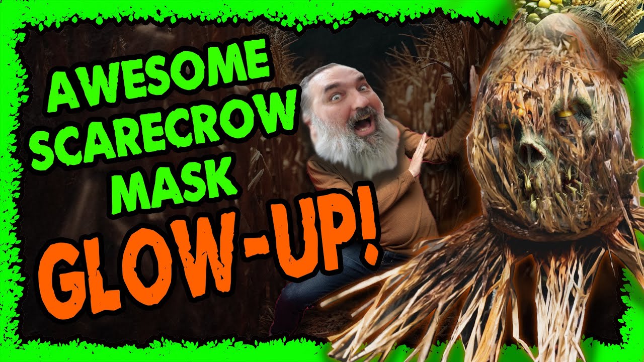 make any mask a scarecrow DIY altering a mask scarecrow display secrets ...