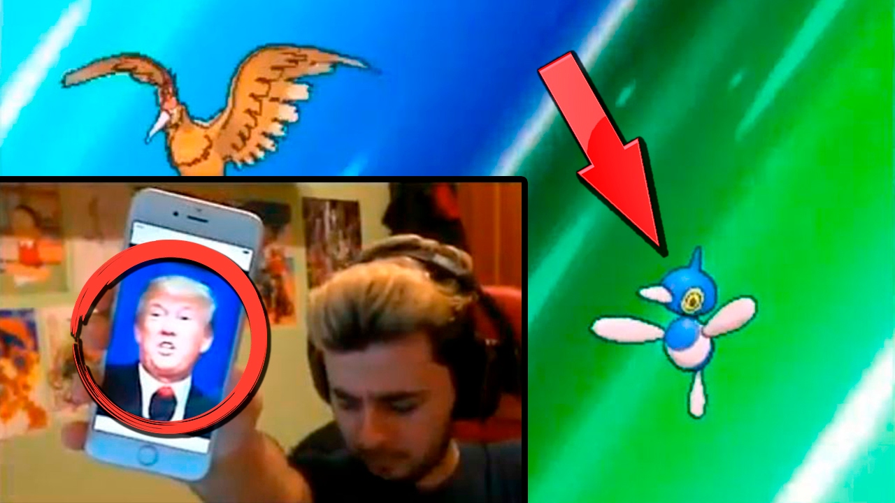 DONALD TRUMP ME CONSIGUE UN SHINY EN DIRECTO - YouTube