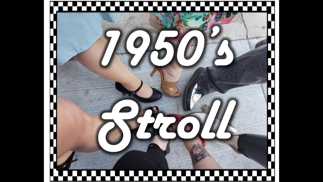 How to dance The Stroll Mixer 1950's - YouTube