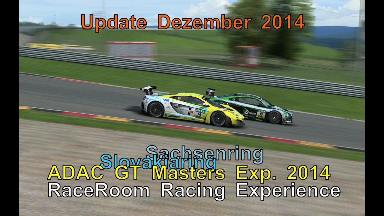 R3E Cars & Tracks #60 - Update Review Dezember, ADAC GTM E 2014 ...