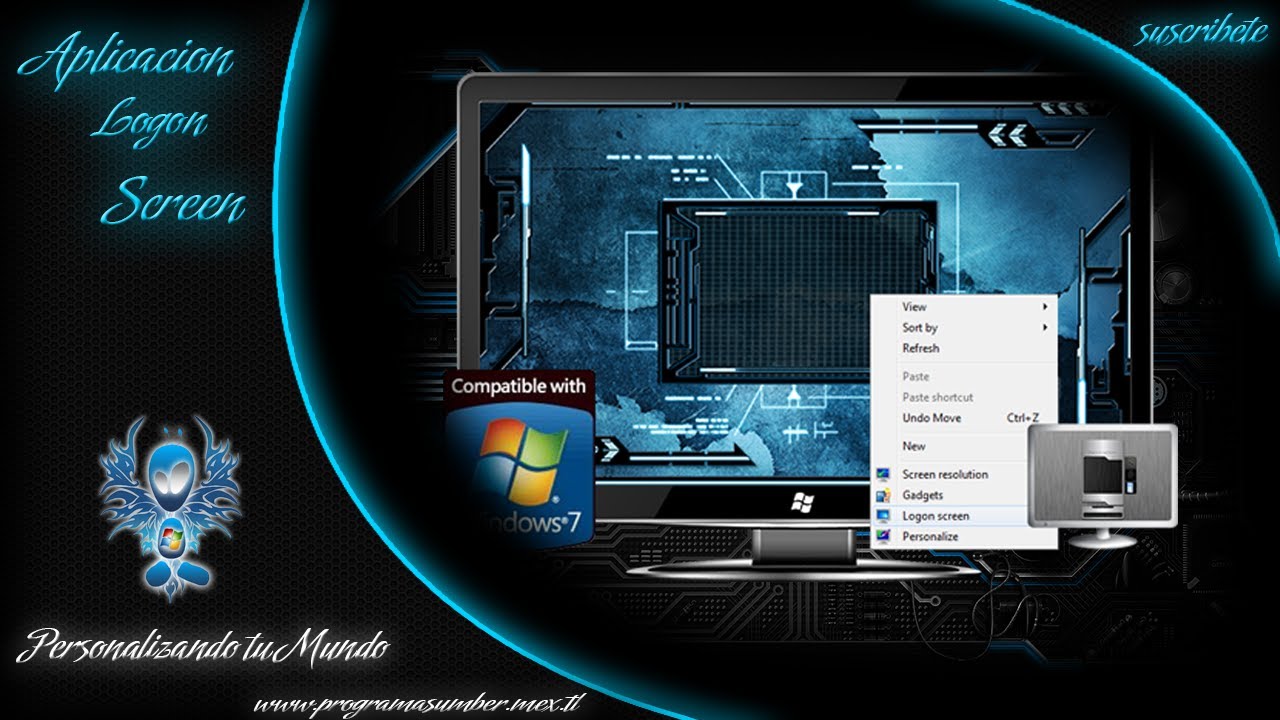 Logon Screen Nova W7