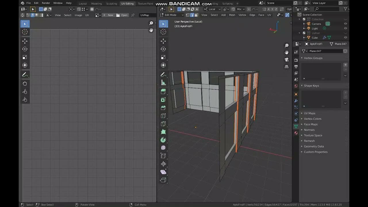 Blender tip: How to mark seams on boundary edges - YouTube