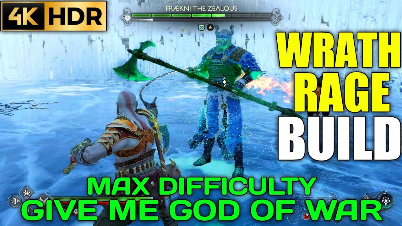 GMGOW Kratos Wrath Rage Build Vs Fraekni The Zealous GOD OF WAR ...