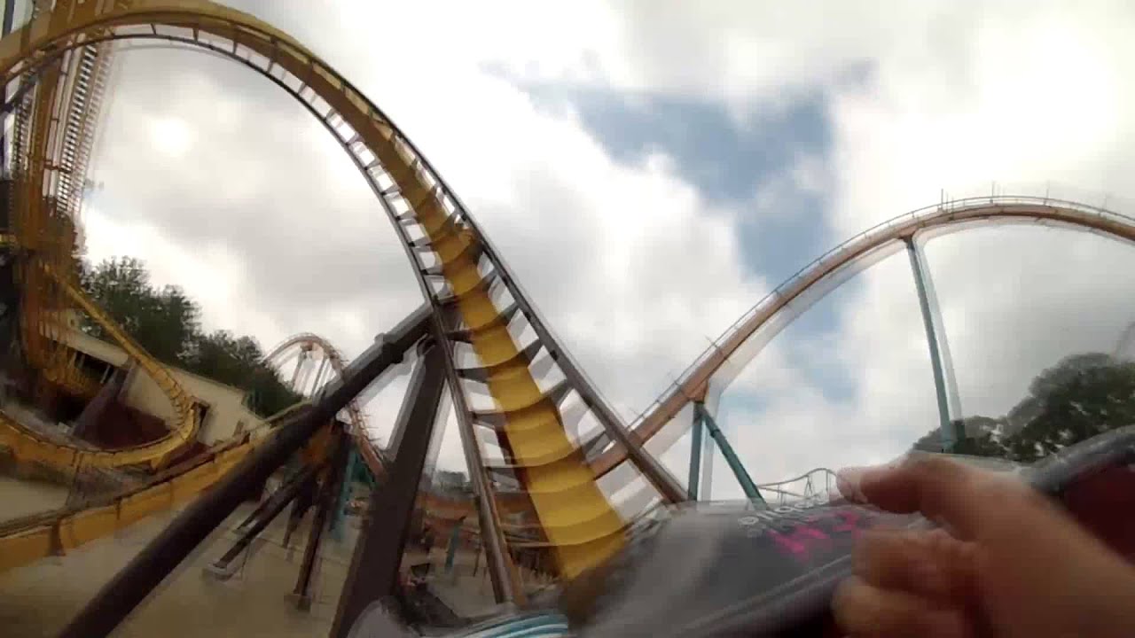 GoPro HD Roller Coaster (Six Flags over GA) - SCORCHER - YouTube