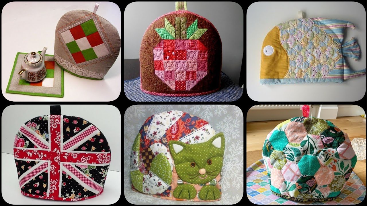 Patchwork simple tea cosy design and ideas🌺 - YouTube